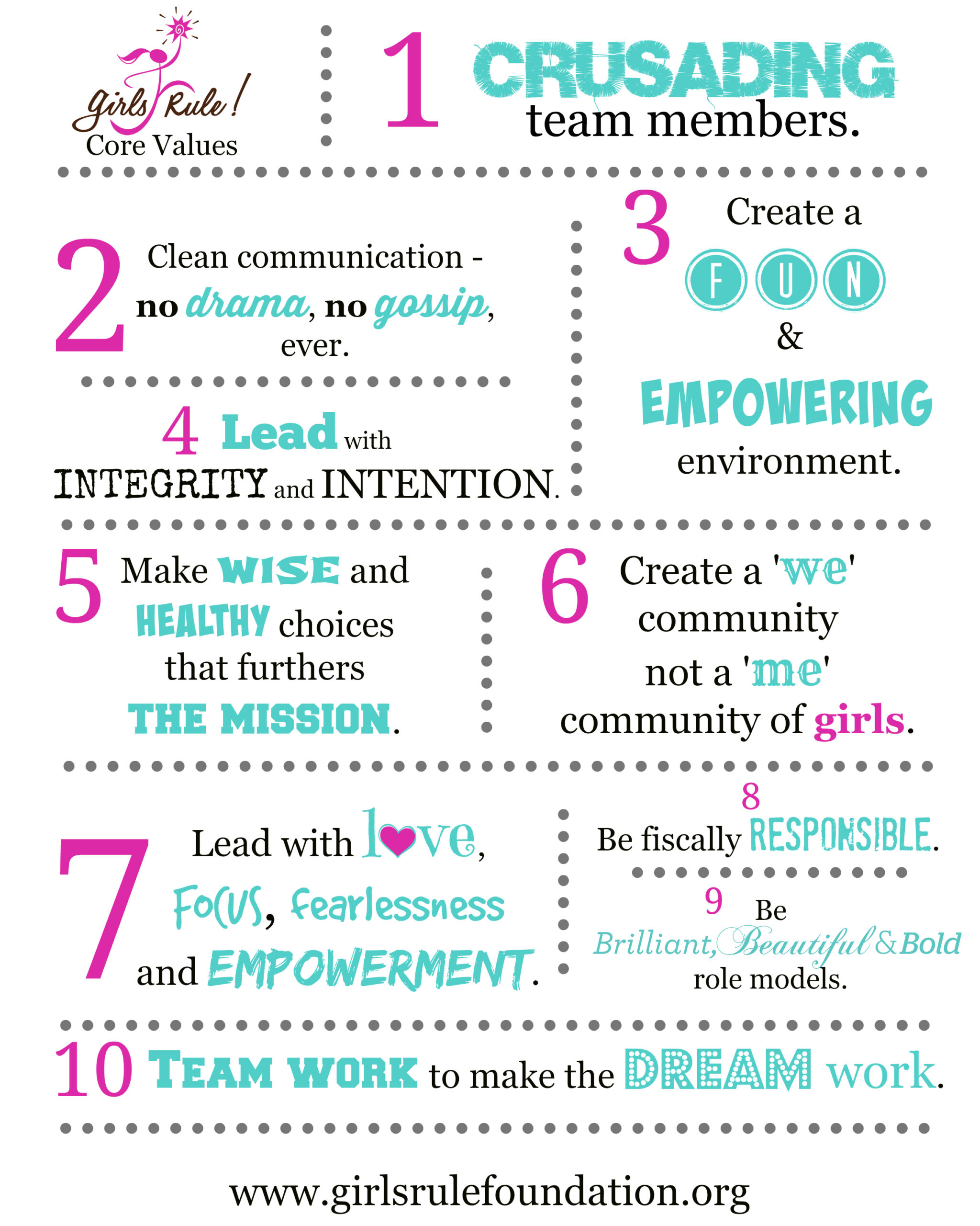 Brand Ambassador - Girls Rule Leadership Academy